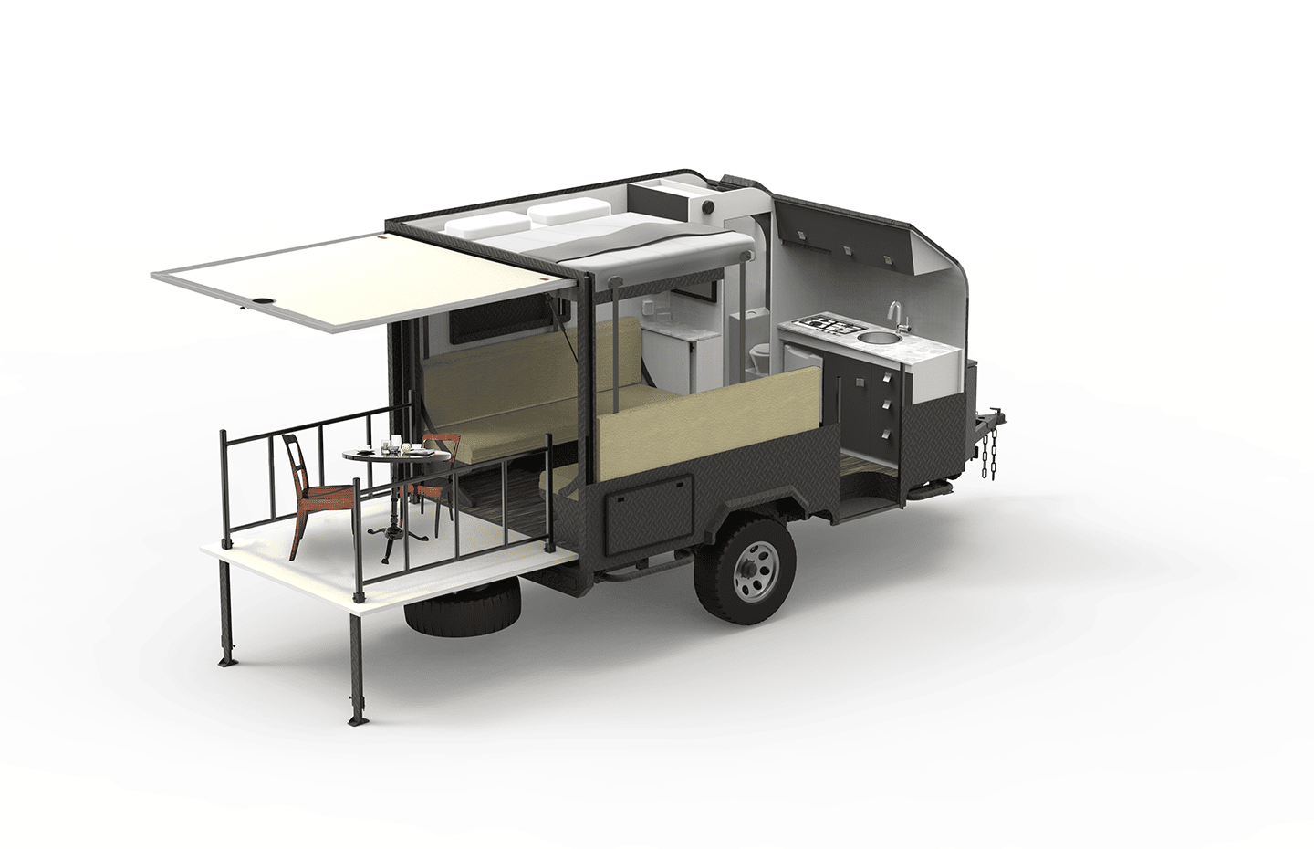 12ft Off Road Caravan - Ecocampor