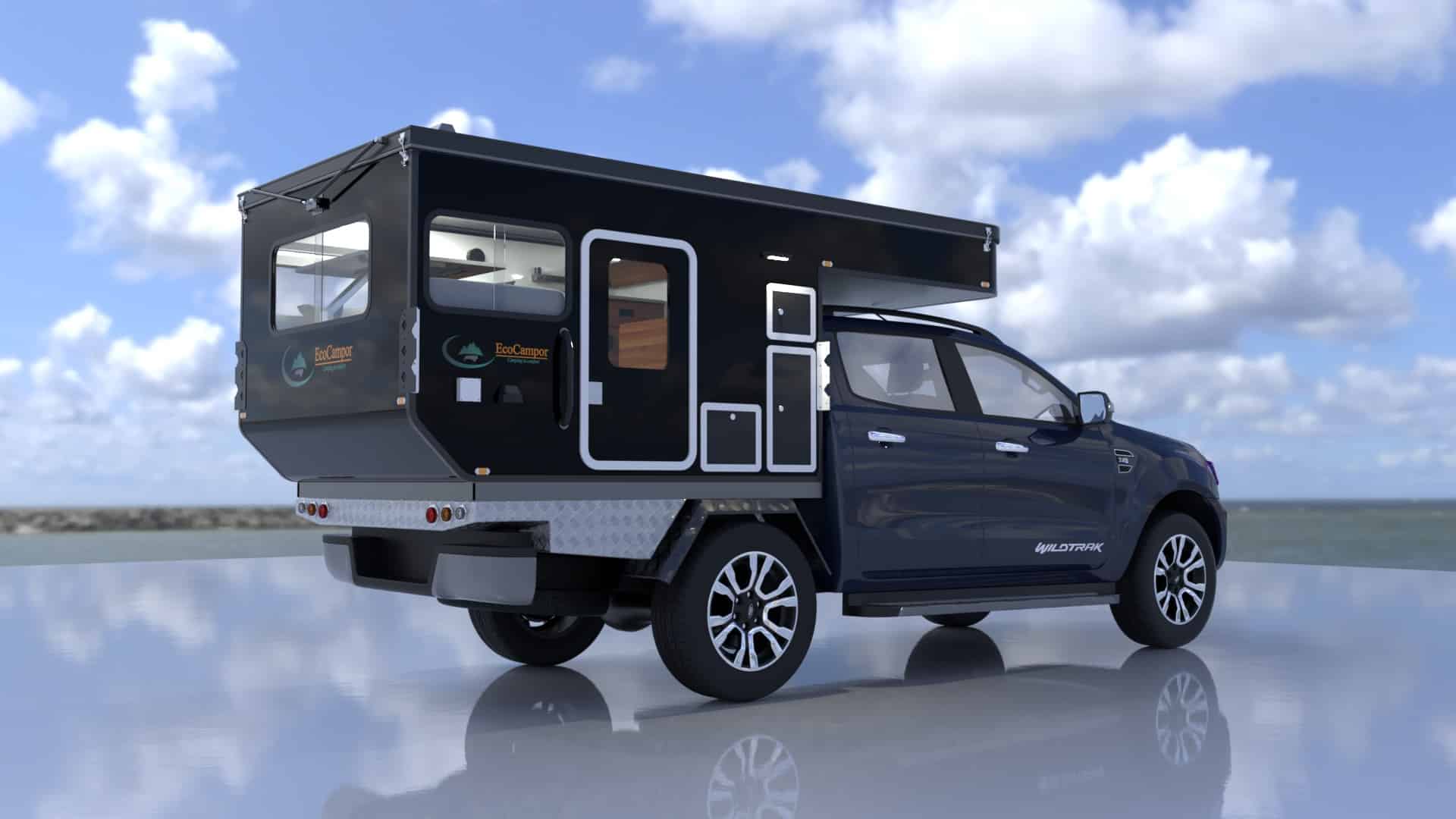 Lightweight Slide-in Truck Camper - Ecocampor