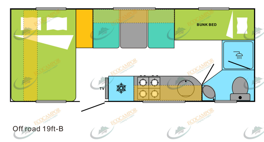 19ft Off Road Caravan - Ecocampor