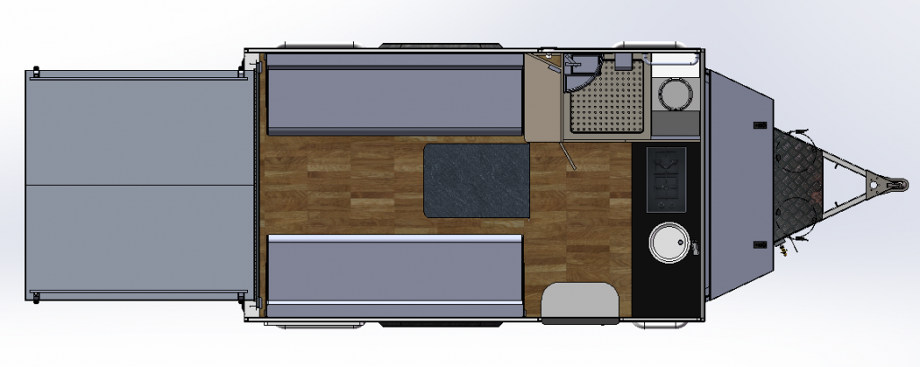 12FT Off Road Caravan - Ecocampor